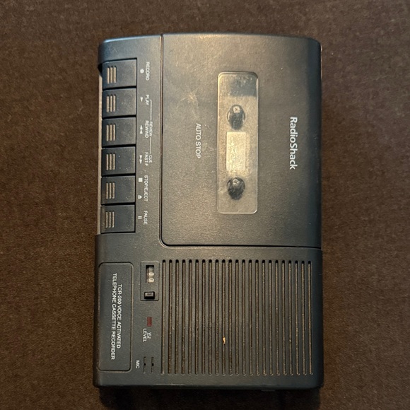 Radio Shack | Portable Audio & Video | Radioshack Black Cassette Player ...